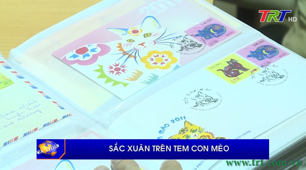 Sắc xuân trên tem con Mèo | Báo và Phát thanh, Truyền hình Huế